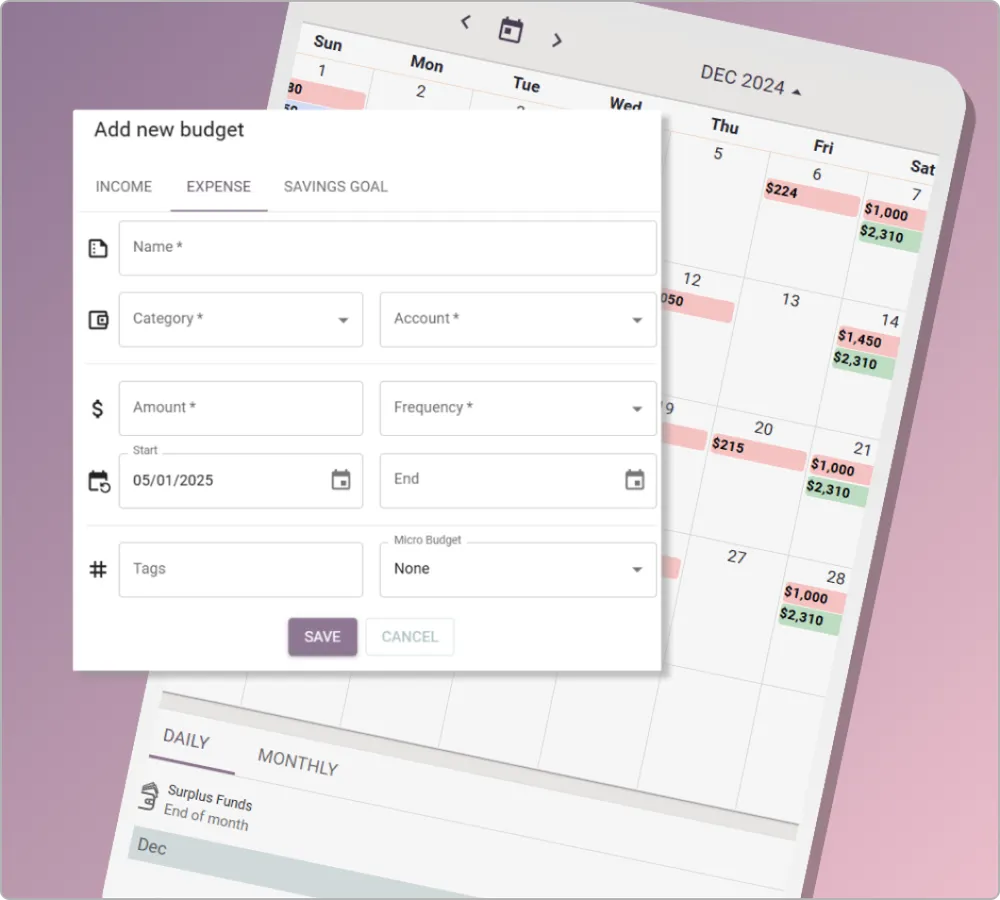 Budgetezy - Australian Budgeting Planner App | Manage your money over time